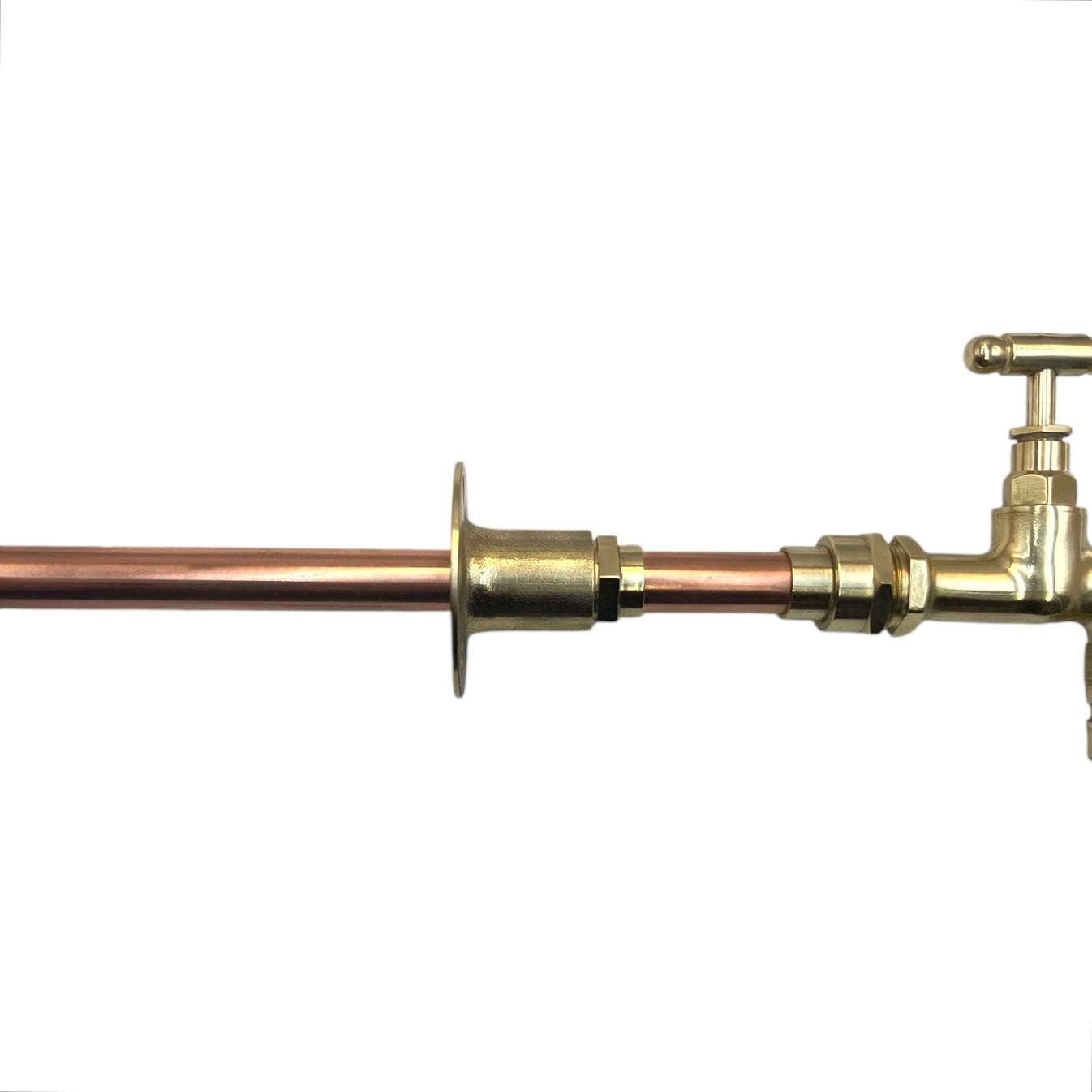 Vintage Style Brass and Copper Wall Mounted Tap Custom Size – All ...