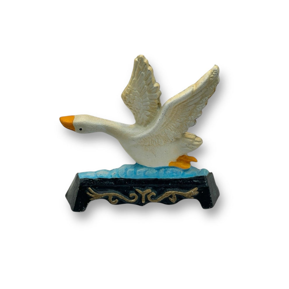 French Shabby Chic Goose Door Stop – Vintage Style Cast Iron Home Deco ...