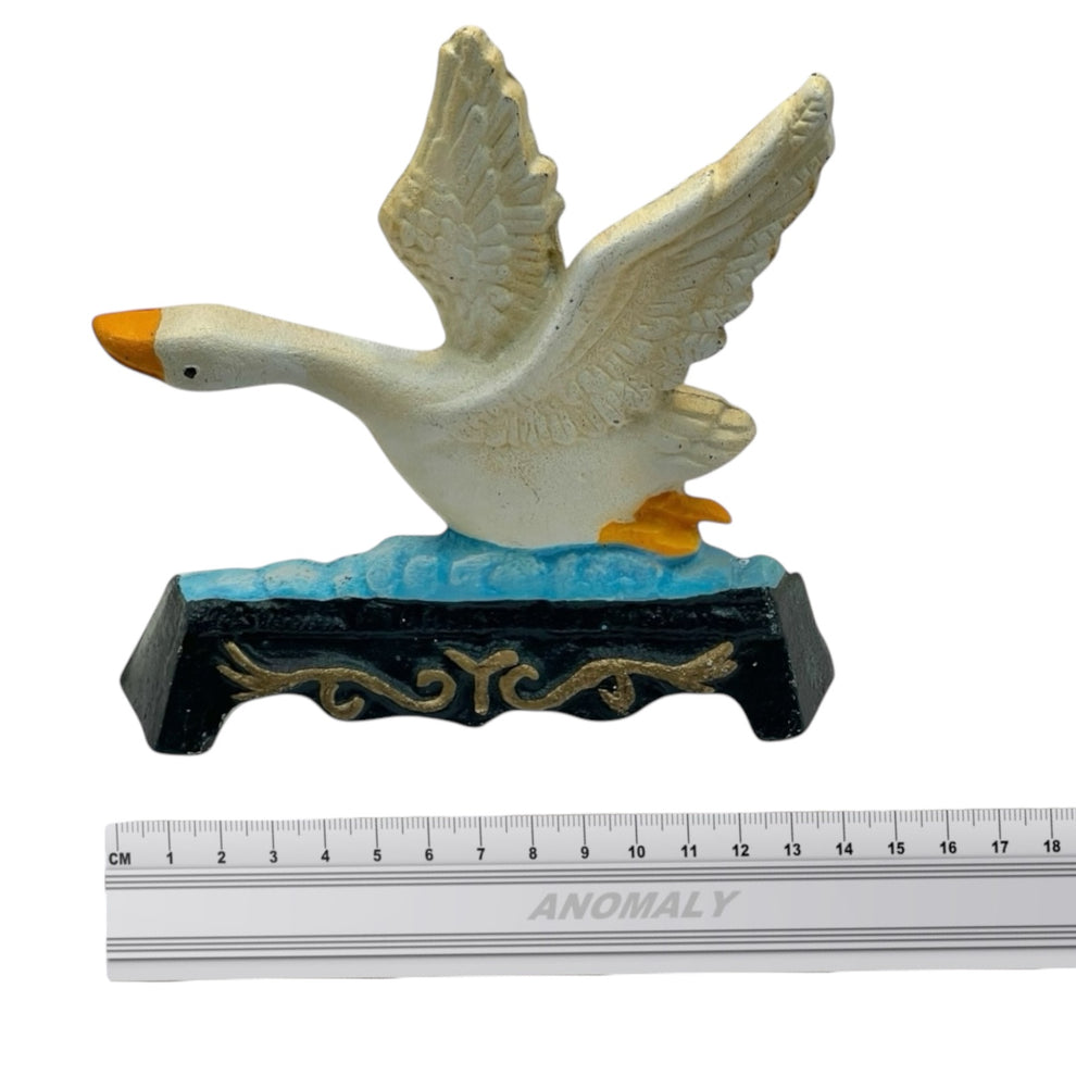 French Shabby Chic Goose Door Stop – Vintage Style Cast Iron Home Deco ...