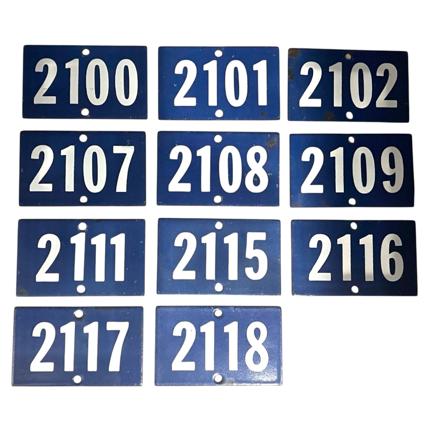 Vintage French Enamel Door Numbers, Garden Gatepost Numbers, Houses ...
